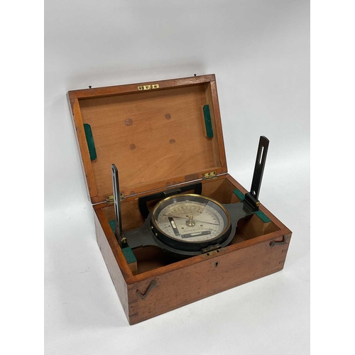 Negretti and Zambra Surveying Compass in fitted wooden case. [6521200]