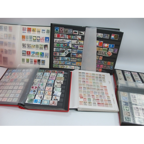 Stamps; A European Stamp Collection, early to modern, housed in five ...