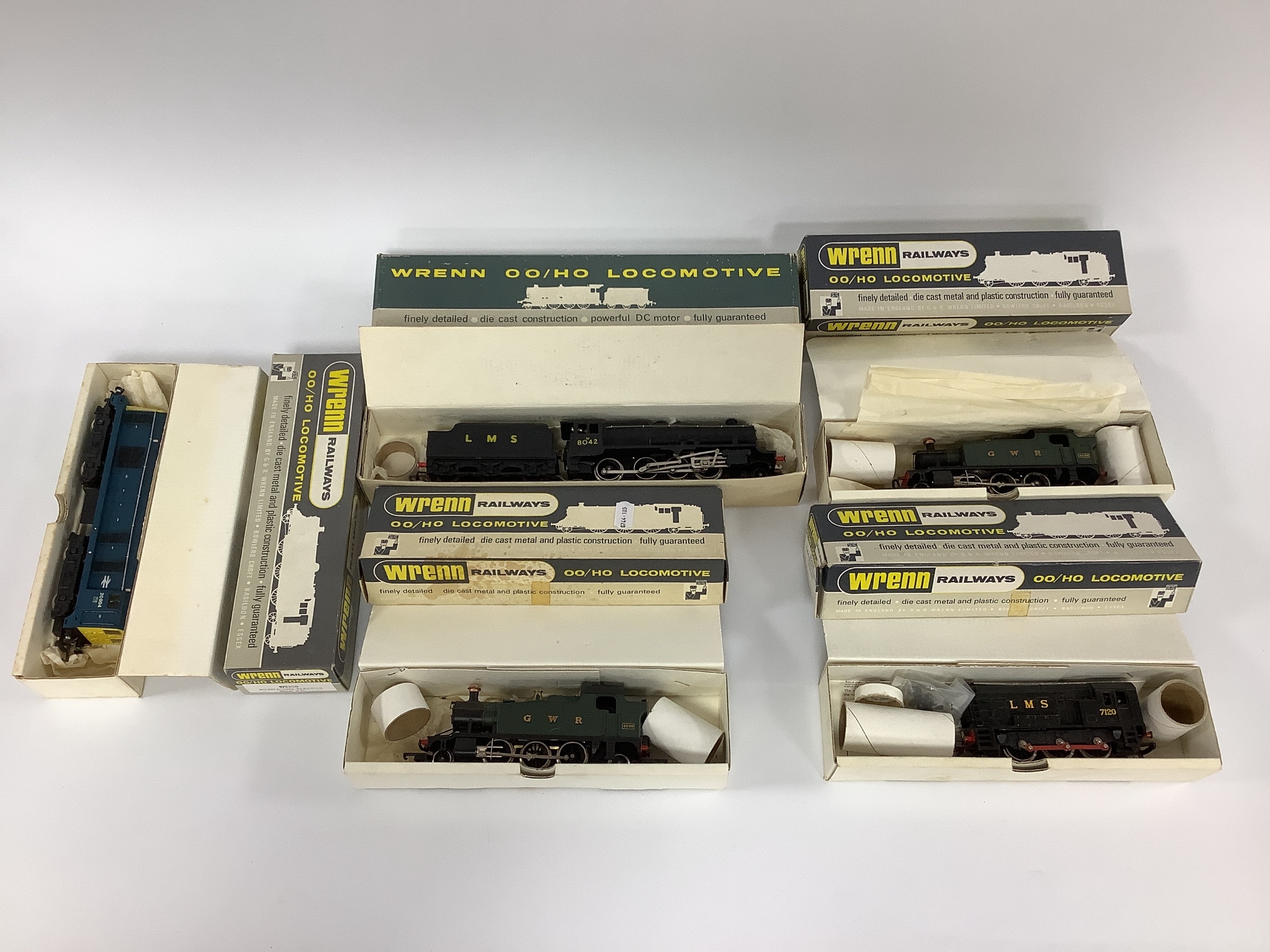 Two Lima 'OO' Gauge/4mm Class 43XX 2-6-2 Steam Tank Locomotives, GWR ...