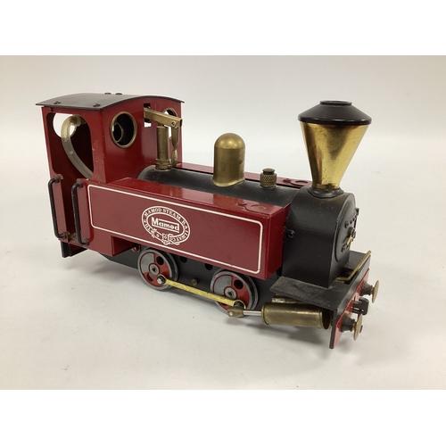 A Mamod S.L.3 Live Steam 'O' Gauge/7mm 0-4-0 Tank Locomotive, spirit ...