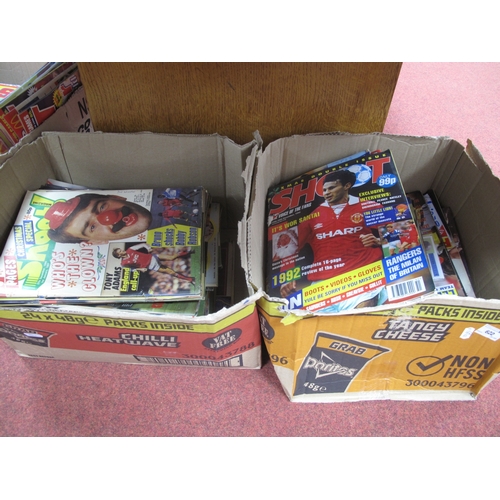 Shoot Football Magazines, 1970s - 2000s, huge quantity:- Ten Boxes