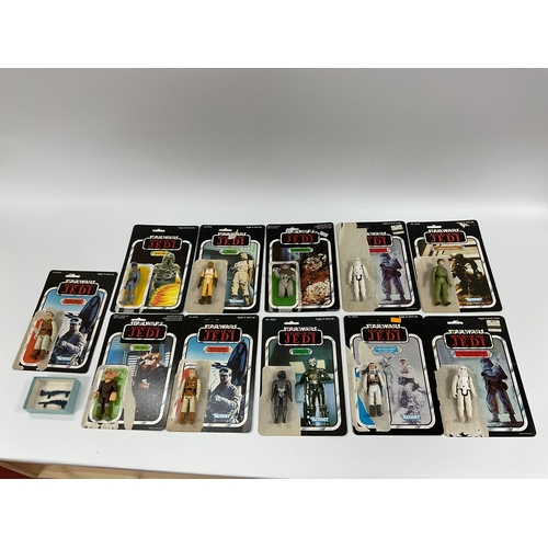 Eleven Original Star Wars Trilogy Plastic Action Figures. All with ...