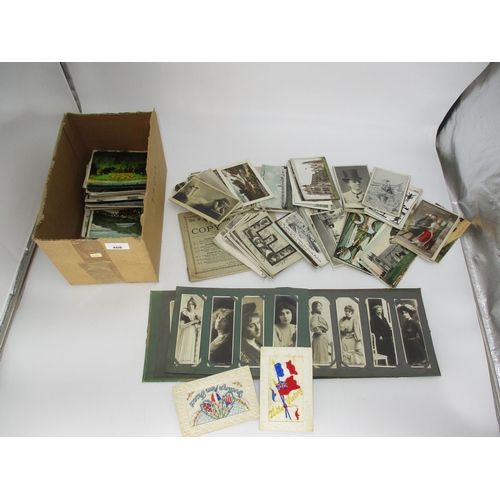 Album of Rotary Photo Series Postcards, WWI Silk Postcards and Others