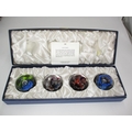 Cased Set of 4 Limited Edition Caithness Planet Paperweights Designed ...