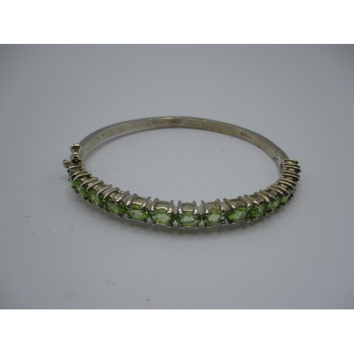 Peridot Bangle