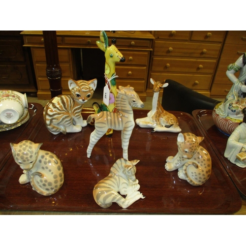 Seven USSR Porcelain Animals
