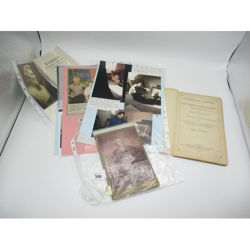 Selection of Ephemera Relating to James Bowman Lindsay