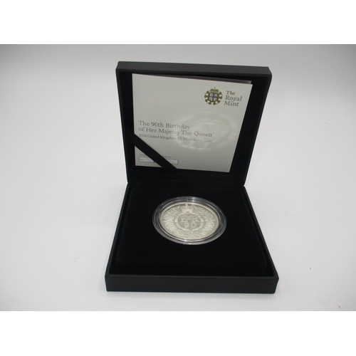 Royal Mint 2016 90th Birthday of Queen Elizabeth II £5 Silver (925 ...