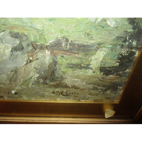 William Hanna Clarke (British, 1882-1924), Oil on Canvas, Mid Day, 34x44cm