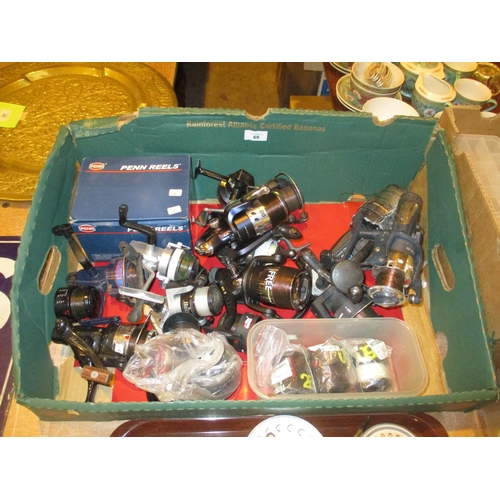 Collection of Spinning Reels and Spools