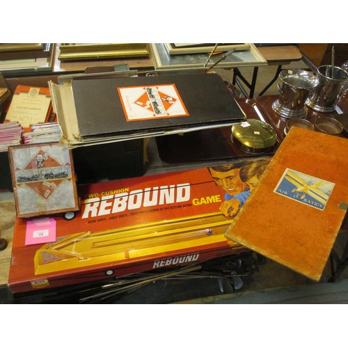 Rebound Game, Monopoly etc