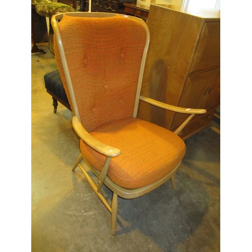Ercol High Back Arm Chair