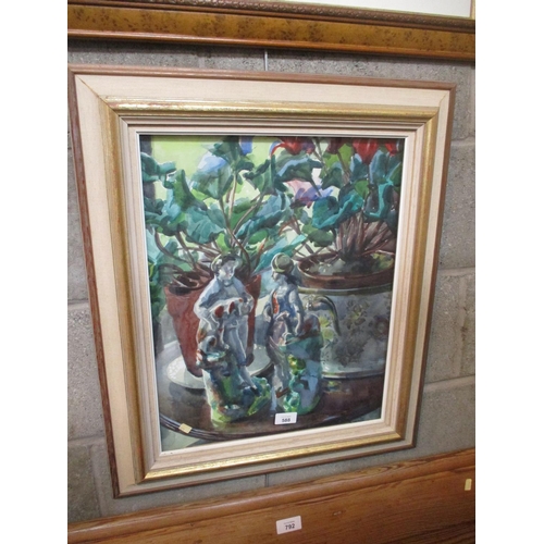 James Reville, (British 1904-2000), Watercolour, Rendez Vous, 49x39cm