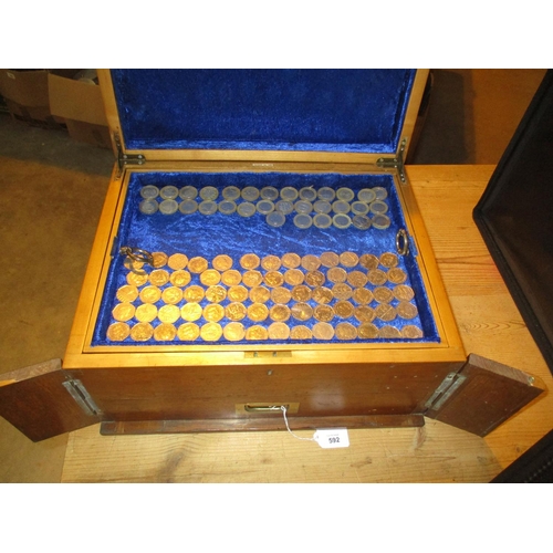 Coin Collectors Box with £2 and 50p Coins