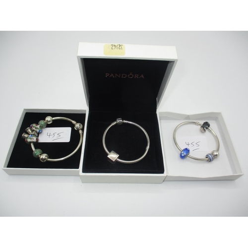 Three Pandora Bracelets