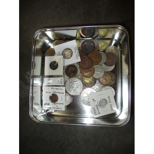 Collection of British Coins including 1629 Scottish Tuppence