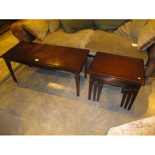 Stag Minstrel Coffee Table and Nest of 3 Tables