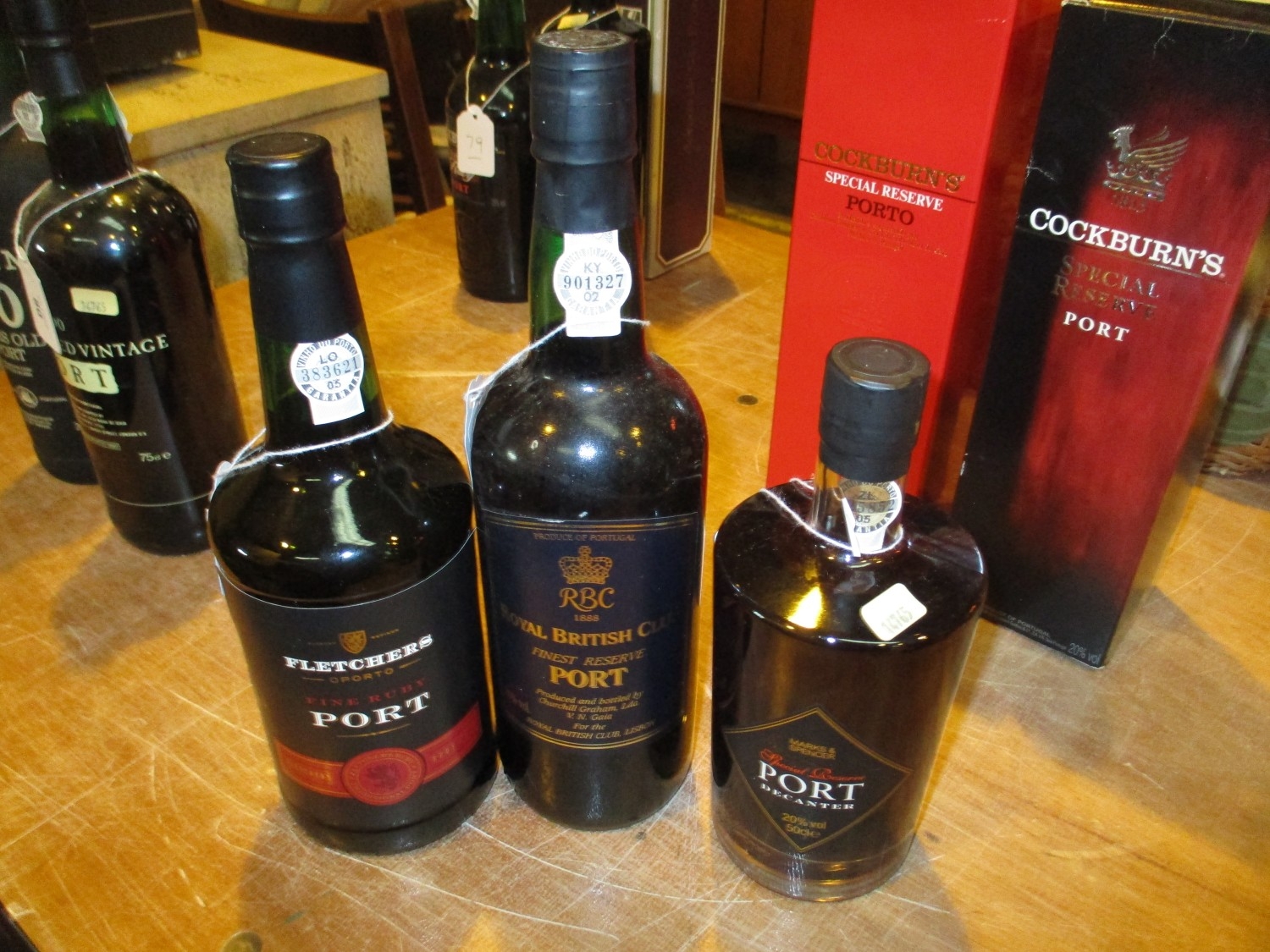Three Bottles - Royal British Club Finest Reserve Port, M&S Special ...