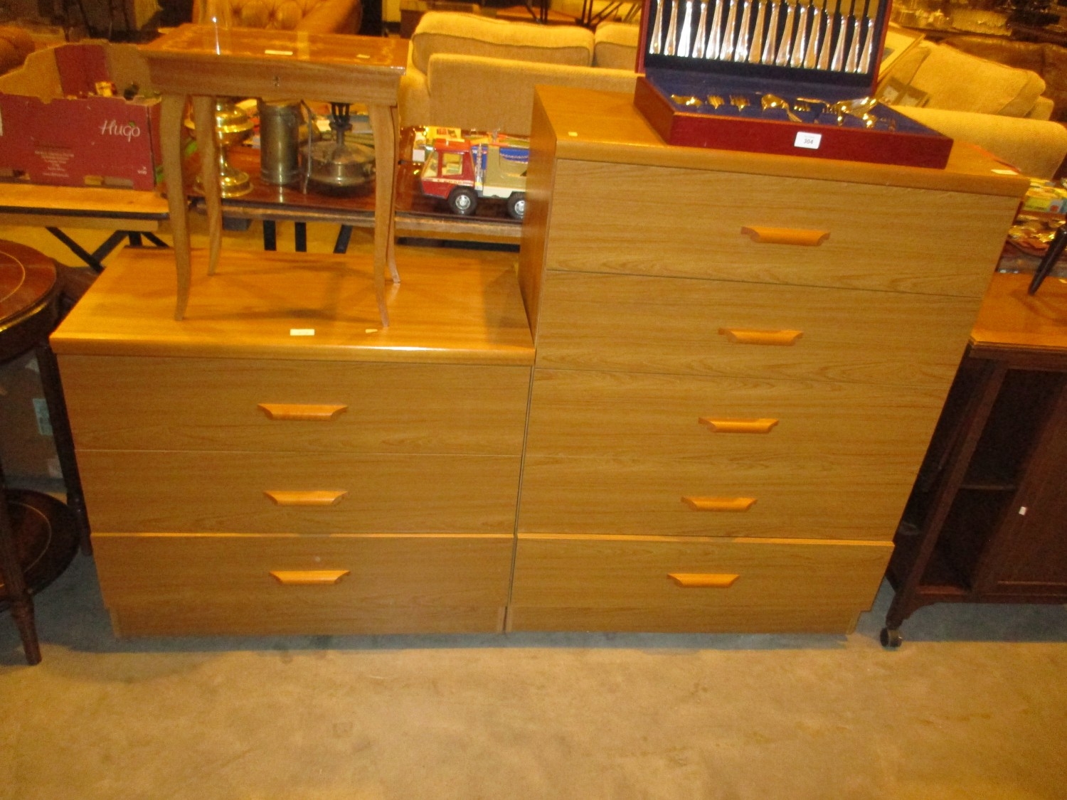 Two Chests of Drawers
