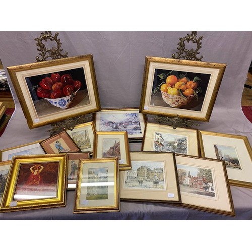 Chris Huber. A signed modern oil - Landscape scene and a selection of ...