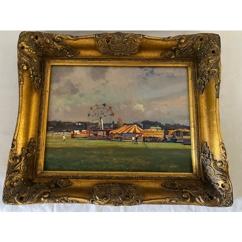 Richard Price. A signed oil on board - At The Fair Baiter Park Poole ...