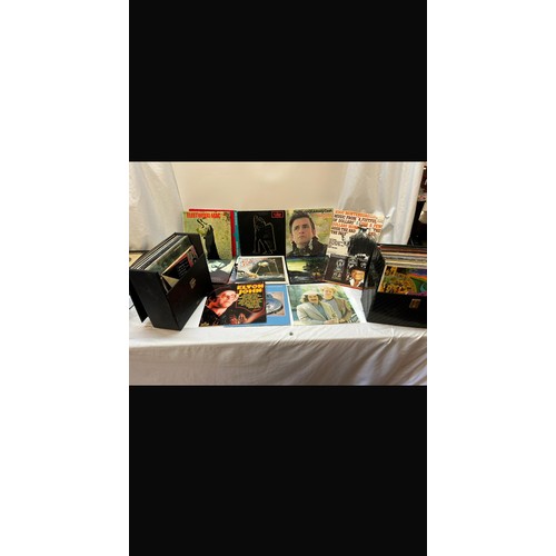 Two cases of long playing records