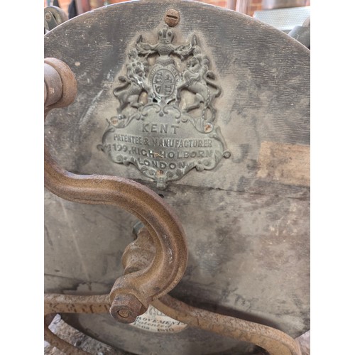 Kent's Victorian patent knife cleaner, 8-day long case clock movement ...