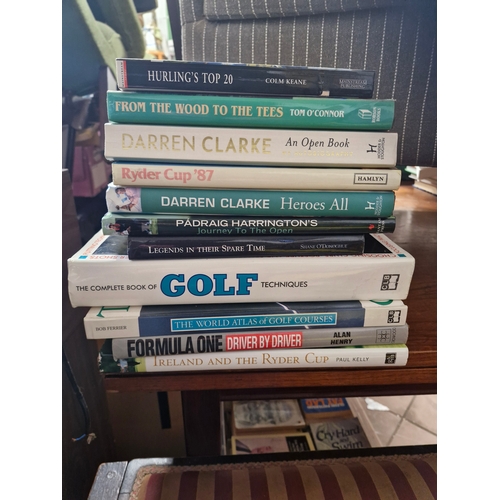 A good selection of sporting interest, Hurling, Golf and Formula 1.