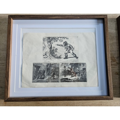 By caricaturist James Gillray (1756-1815), one is End of the Irish ...