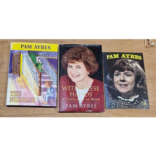 Three books by Pam Ayres.