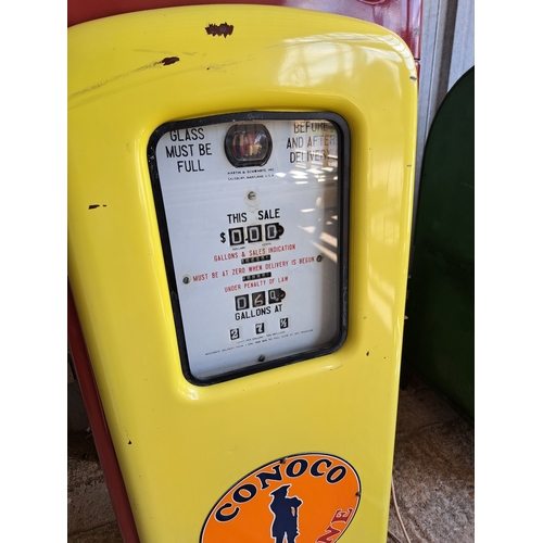 A Conoco petrol pump, c.1950's