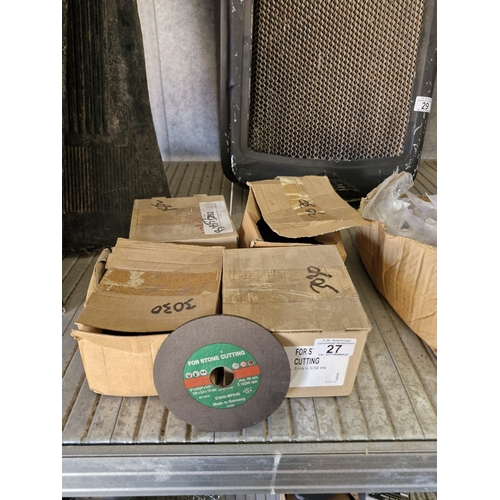4 x boxes of stone cutting discs