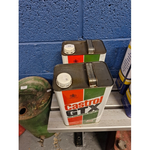 2 x Unopened castrol GTX cans