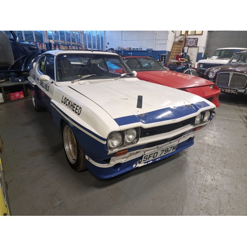 ford capri 3 litre V6 in lockheed livery runs and drives REG 'SFD797M'