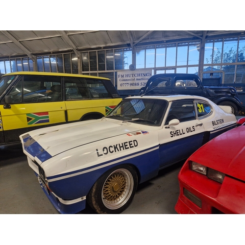 ford capri 3 litre V6 in lockheed livery runs and drives REG 'SFD797M'