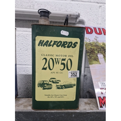 Halfords 20w50 oil can