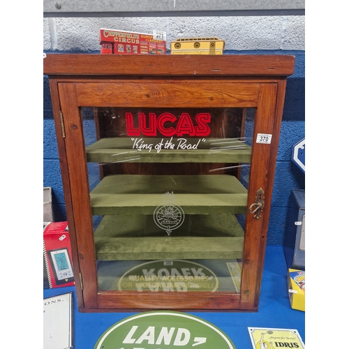 Lucas glass display cabinet