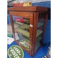 Lucas glass display cabinet