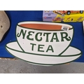Nectar tea enamel sign 39cm x 24cm