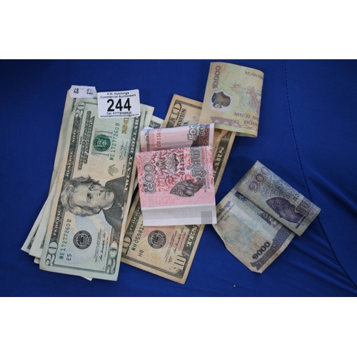 Selection of bank notes