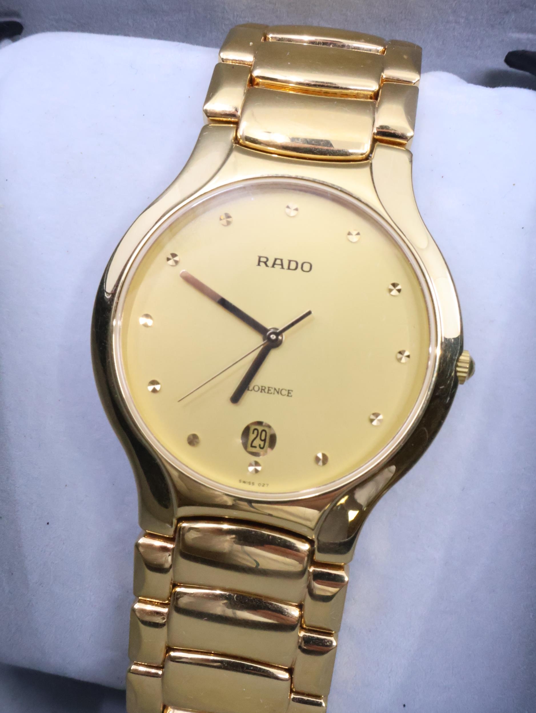 A rado wrist watch in box, for auction on the instructions of Barnados