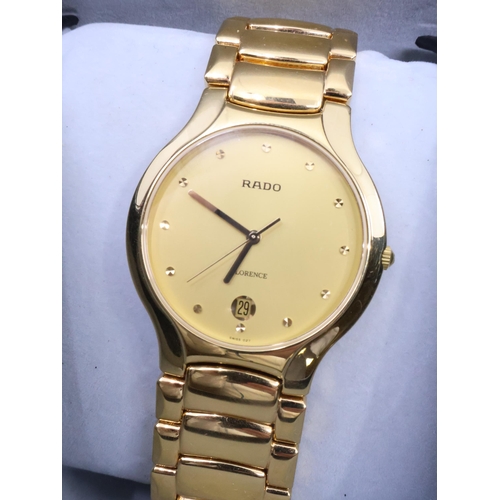 A rado wrist watch in box, for auction on the instructions of Barnados