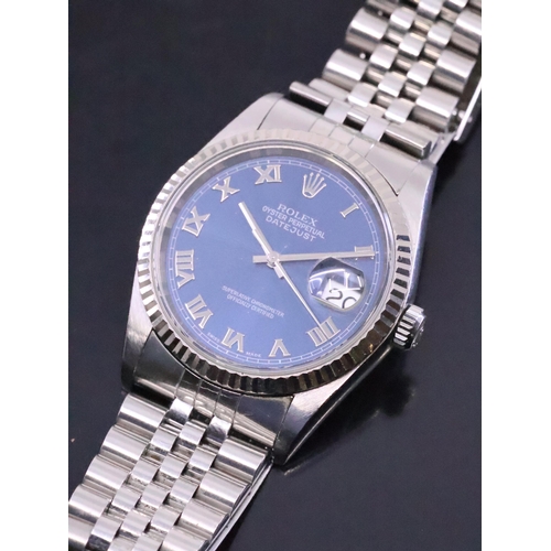 A gents Rolex Oyster date just watch