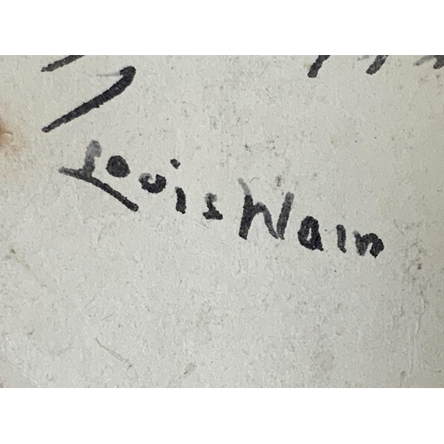 An original pen and ink drawing Signed Louis Wain in period autograph ...