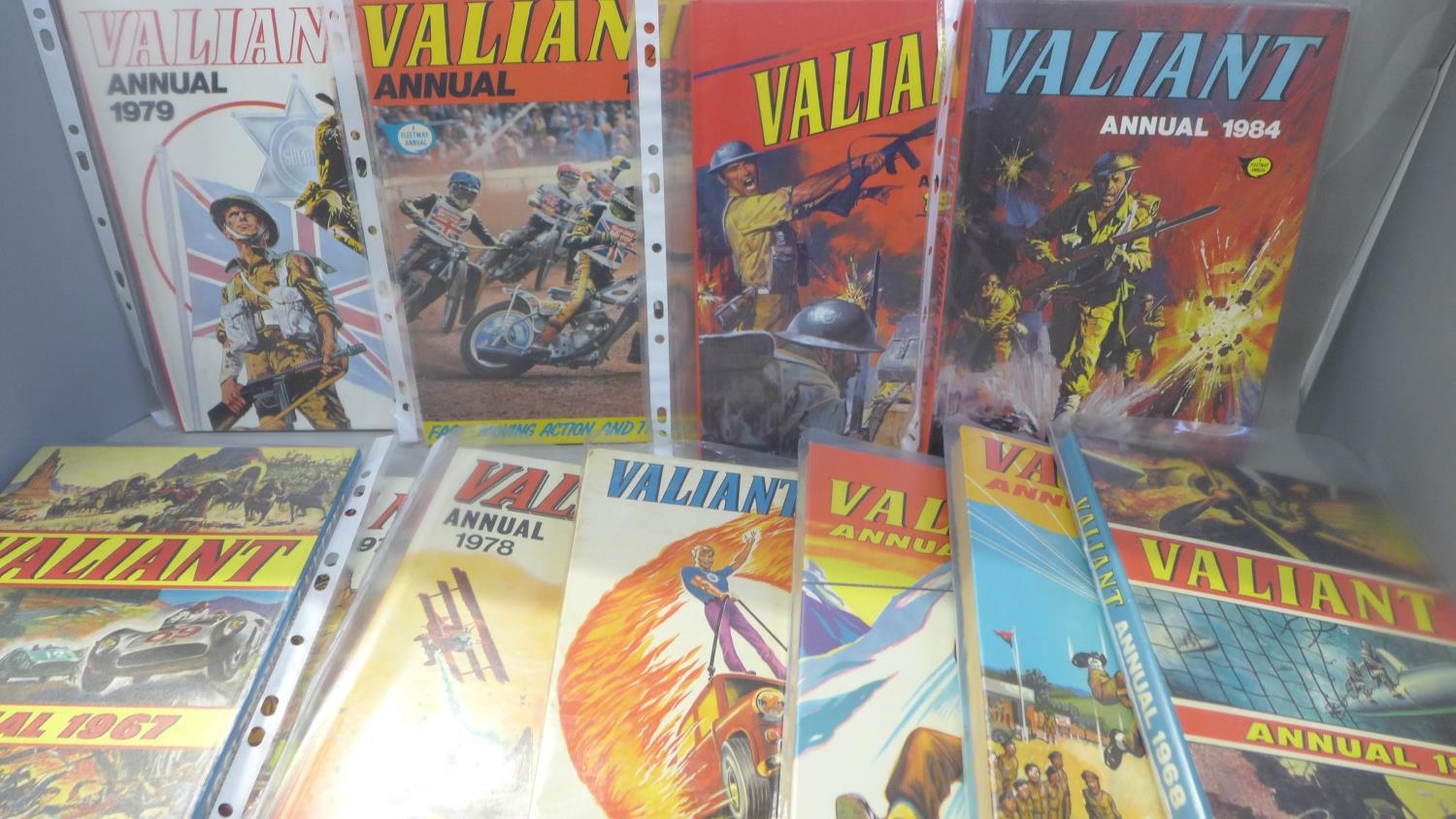 Vintage Valiant books, 1967-1984 (11)