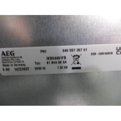 AEG 4-Zone Induction Hob H44xW590xD520, Model: IKB64401FB, Original RRP ...