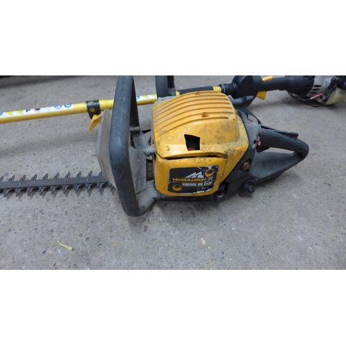 Ryobi strimmer - W and McCulloch petrol driven hedge trimmer