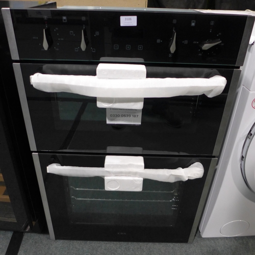CDA Built in Electric Double Oven H888xW595xD540 model no. DC941SS original RRP 537.50 inc