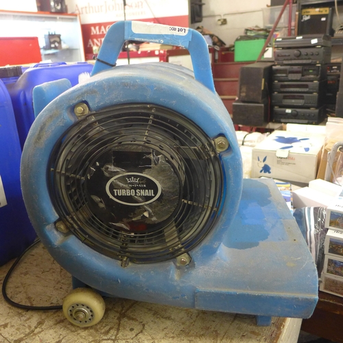 Prem.i.air Turbo Snail site heater/dryer
