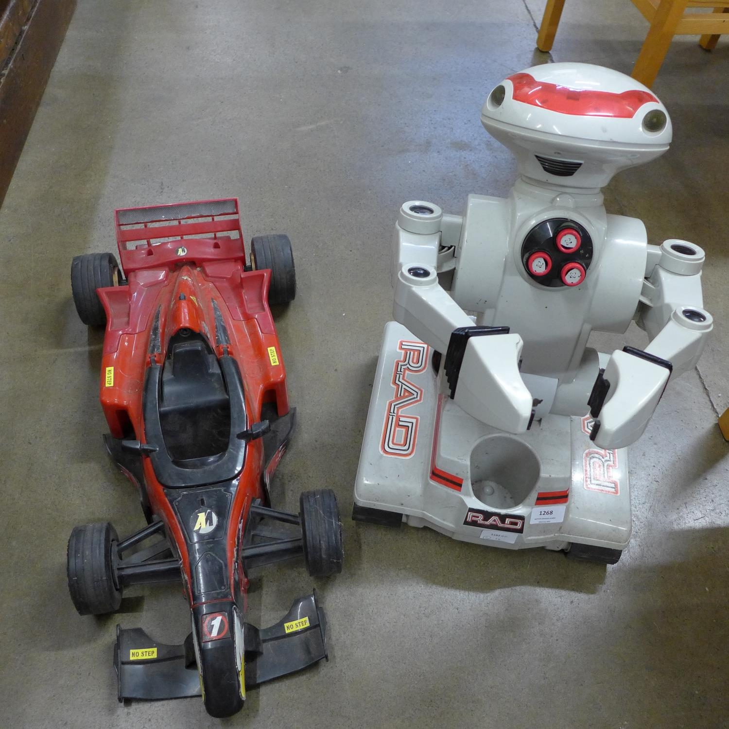 An Action Man F1 car and RAD figure **PLEASE NOTE THIS LOT IS NOT ...